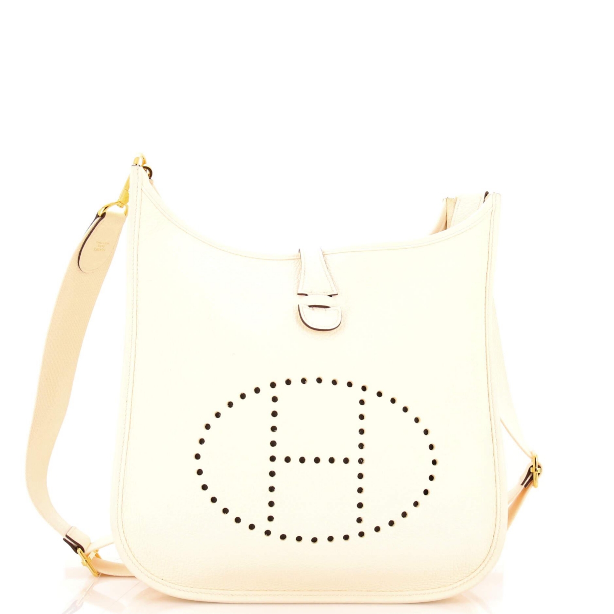 Click here for Pre-Owned HERMES Pm Evelyne Bag Gen Iii Clemence -... prices
