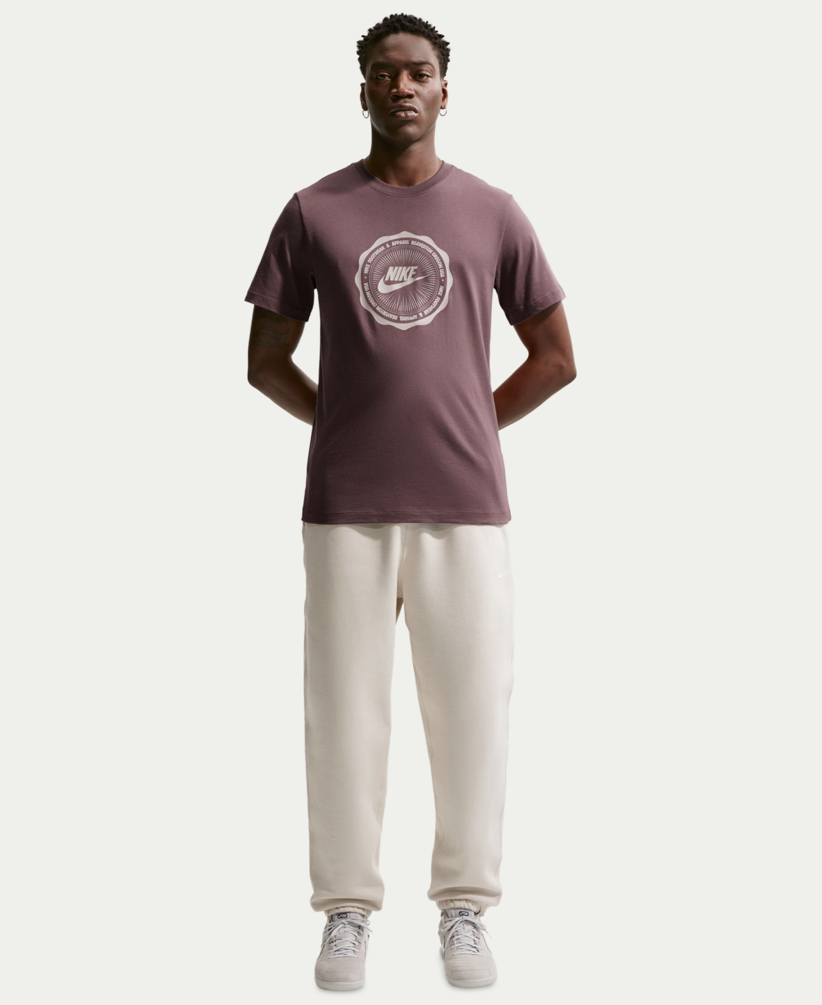 Click here for Nike Mens Futura Graphic Crewneck T-Shirt - Tattoo prices