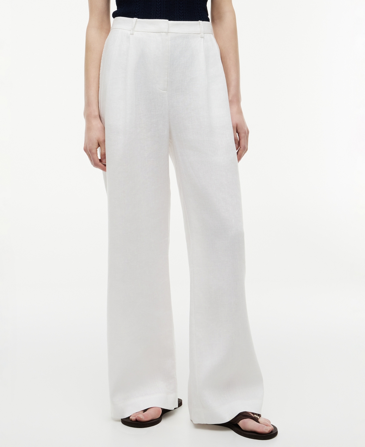 Click here for Tommy Hilfiger Womens Cotton Wide-Leg Pants - Clas... prices