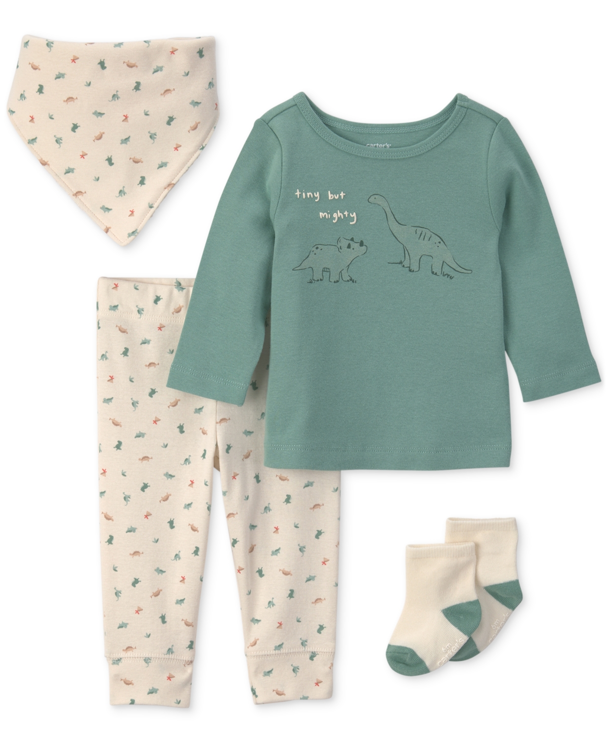 Click here for Carters Baby Boys Dinosaur Long-Sleeve Top and Pan... prices