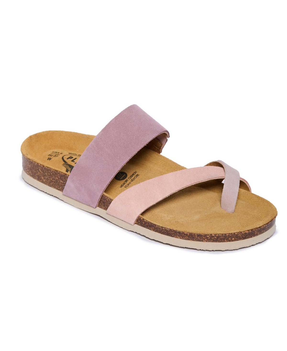 Click here for Plakton Womens Flat Sandal Bloom - Pink prices