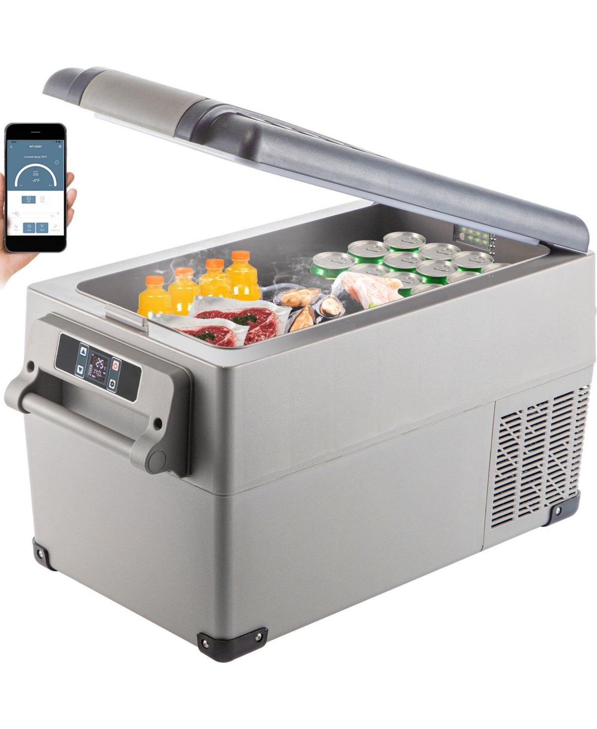 Click here for Mecale 37 Quart Portable Car Refrigerator Dual Zon... prices