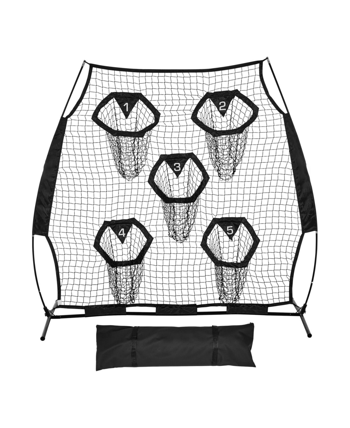 Click here for Mecale 6 x 6 Ft Football Throwing Net with 5 Pocke... prices