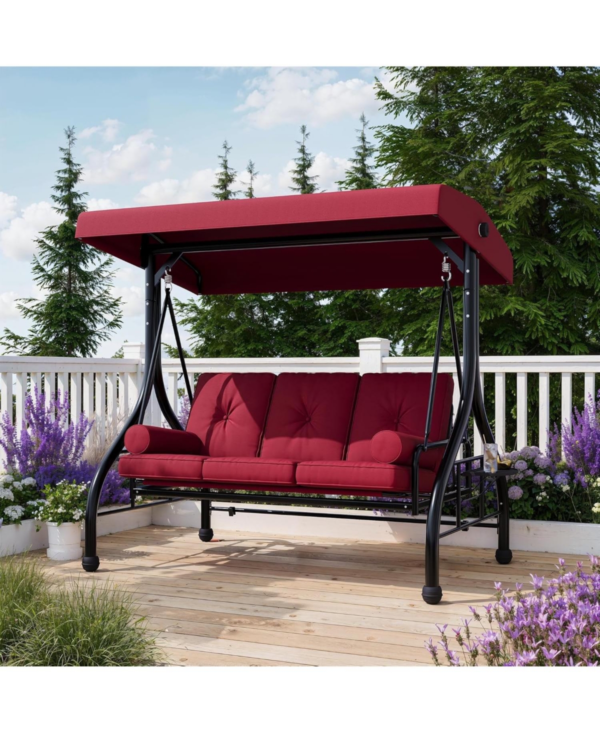 Click here for GarveeLife Outdoor Porch Swing with Adjustable Can... prices