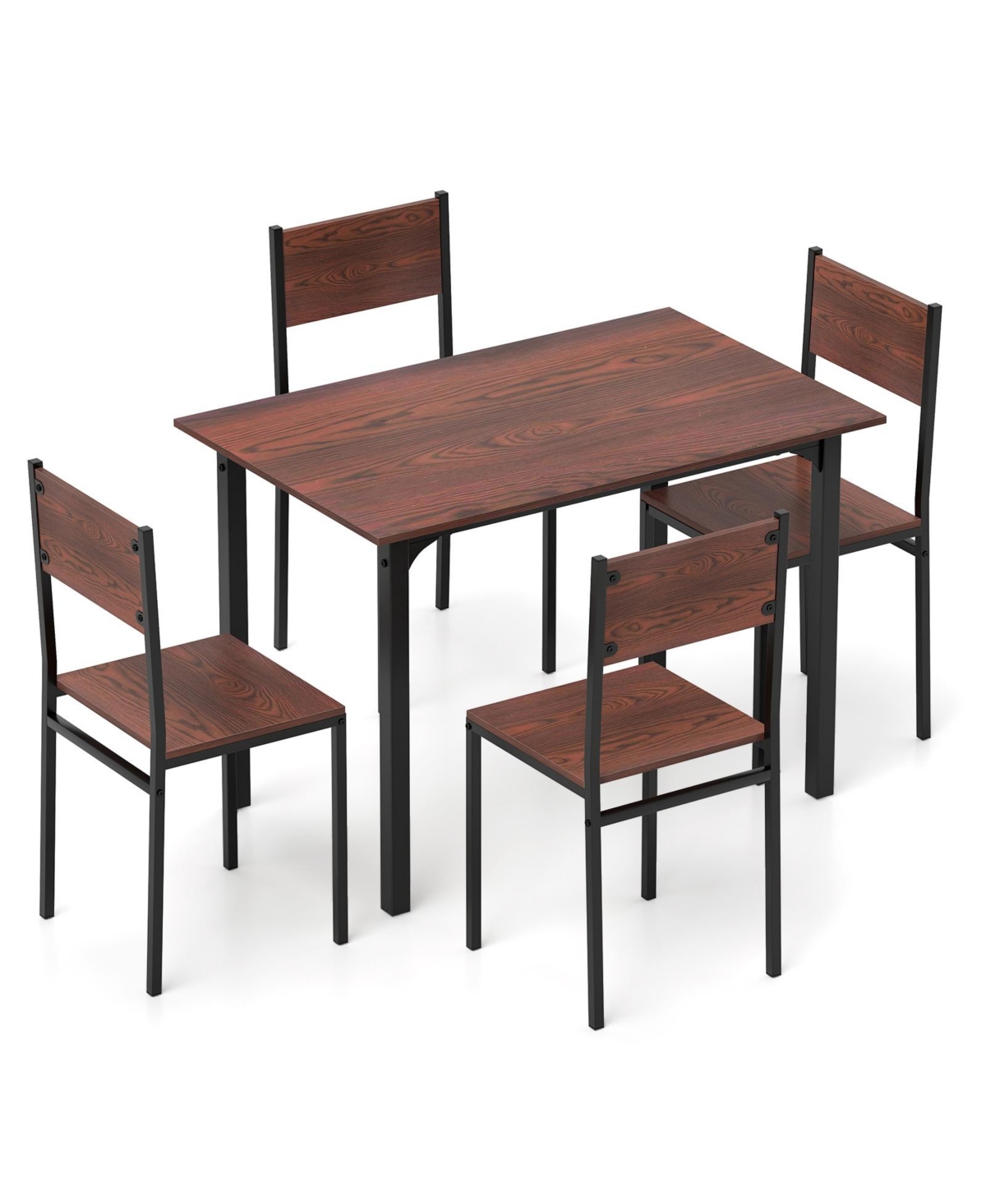 Click here for Slickblue 5 Piece Dining Table Set for 4 Industria... prices