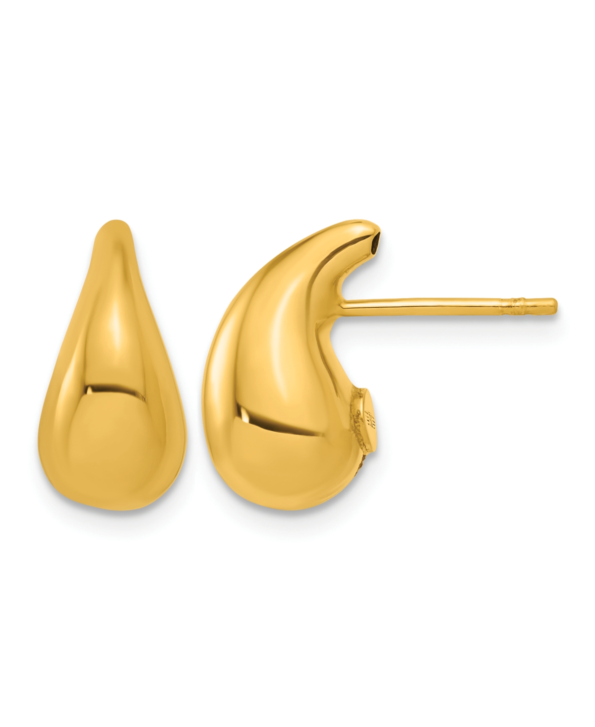 Click here for Macys Teardrop Stud Earrings in 18k Yellow Gold -... prices
