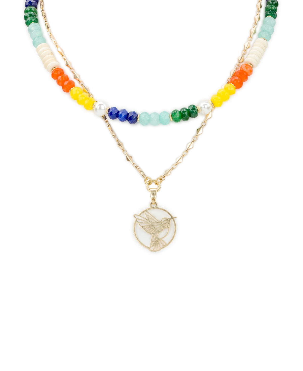 Click here for Patricia Nash Beaded Charm Convertible Necklace -... prices