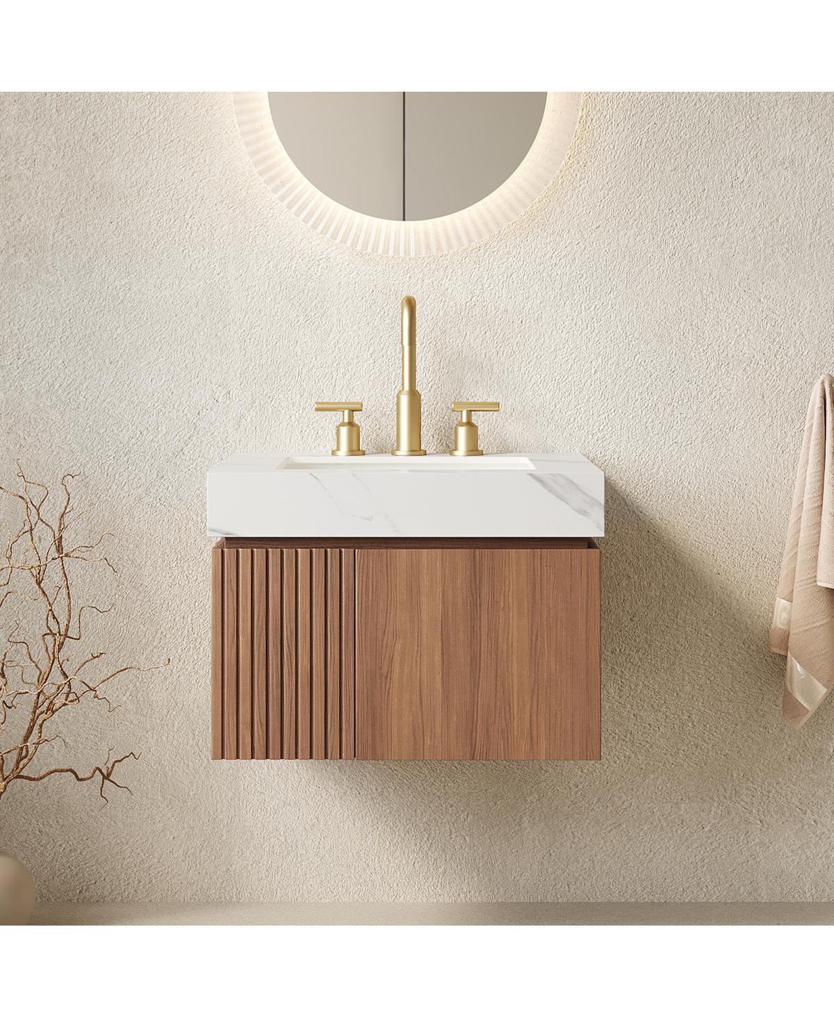 Click here for Sillysis Wall Mounted Bathroom Vanity  Carrara Sin... prices