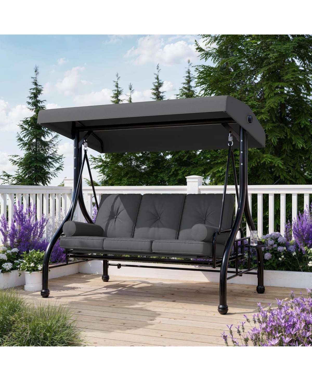 Click here for GarveeLife Outdoor Porch Swing with Adjustable Can... prices
