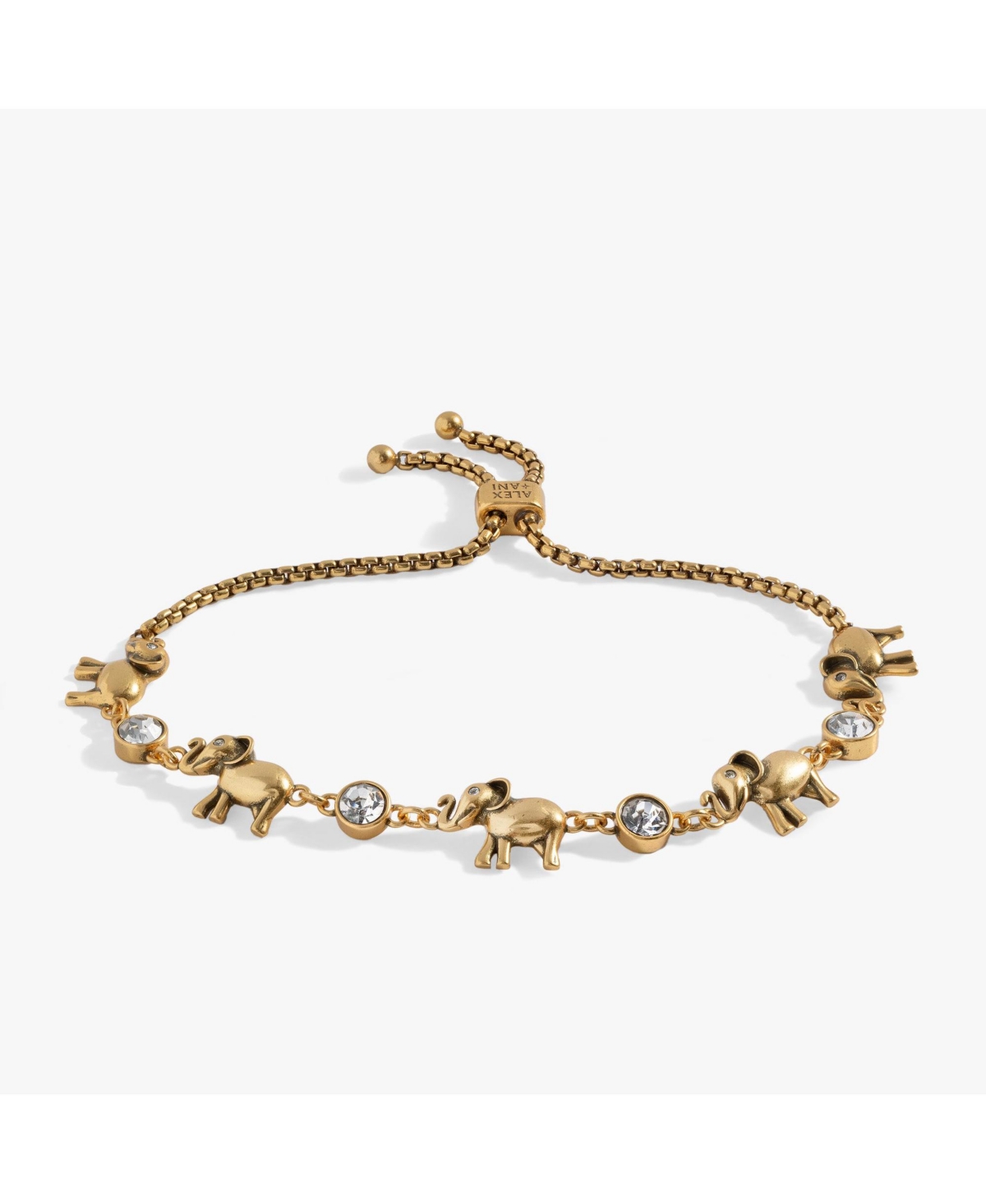 Click here for Alex and Ani Elephant Crystal Bolo Bracelet prices
