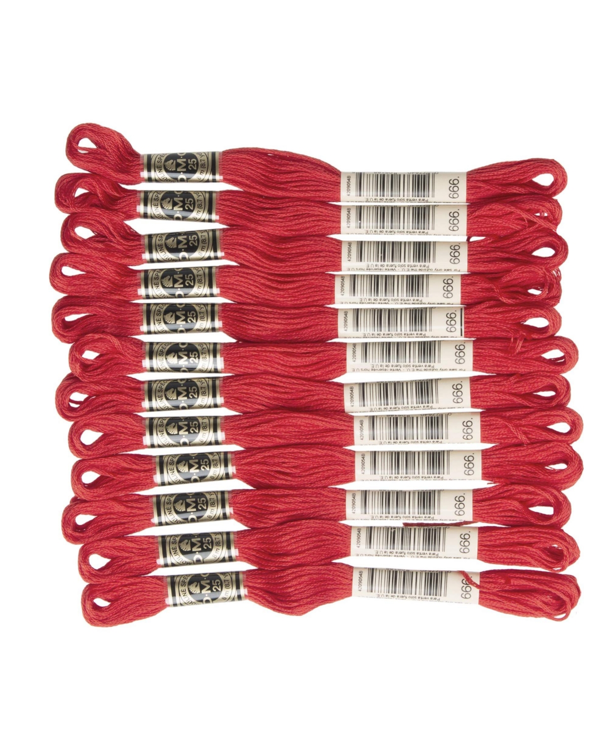 Click here for Gnuadz 6-strand Embroidery Cotton Floss - Red prices