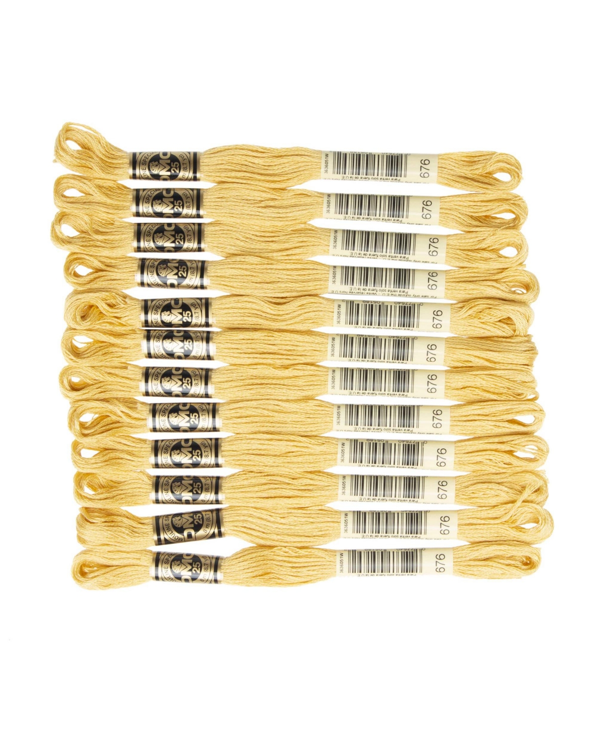 Click here for Gnuadz 6-strand Embroidery Cotton Floss - Yellow prices