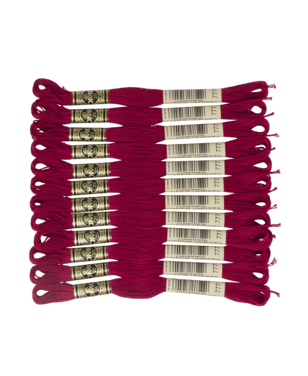 Click here for Gnuadz 6-strand Embroidery Cotton Floss - Dark red prices