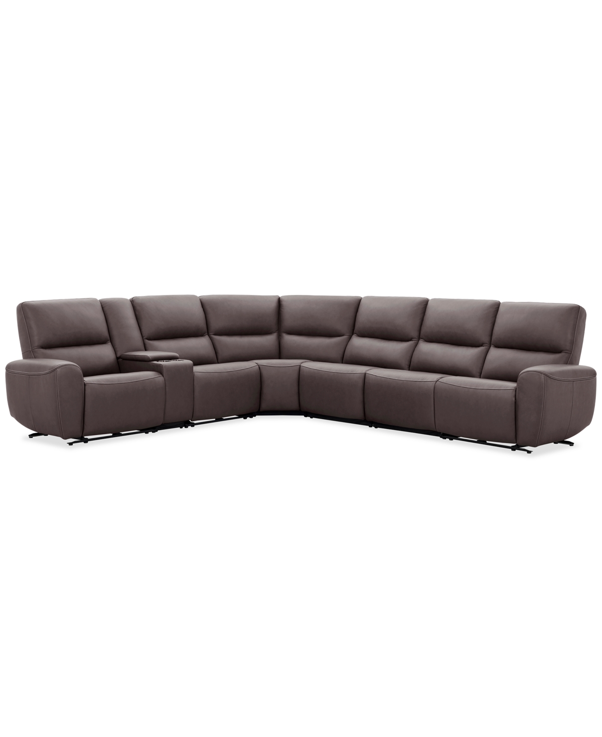 Click here for Symond 7-Piece Leather 3 Power Motion Sectional So... prices