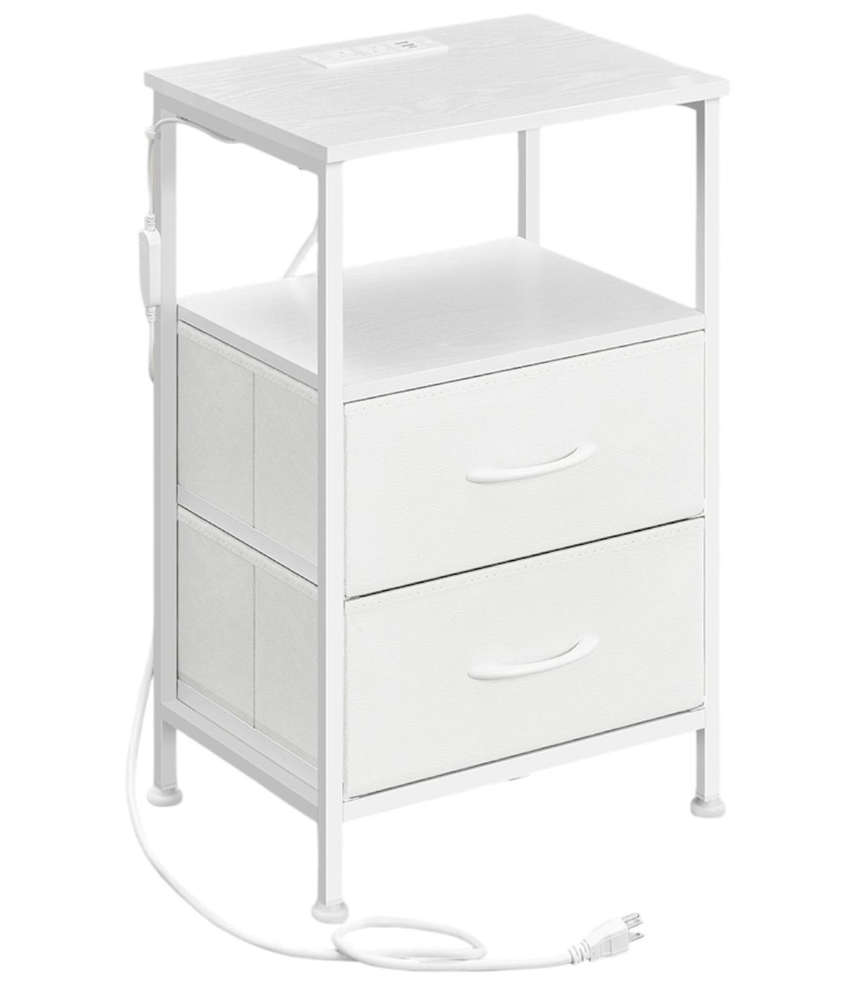 Click here for Slickblue Modern Smart Bedside Table with Led Ligh... prices
