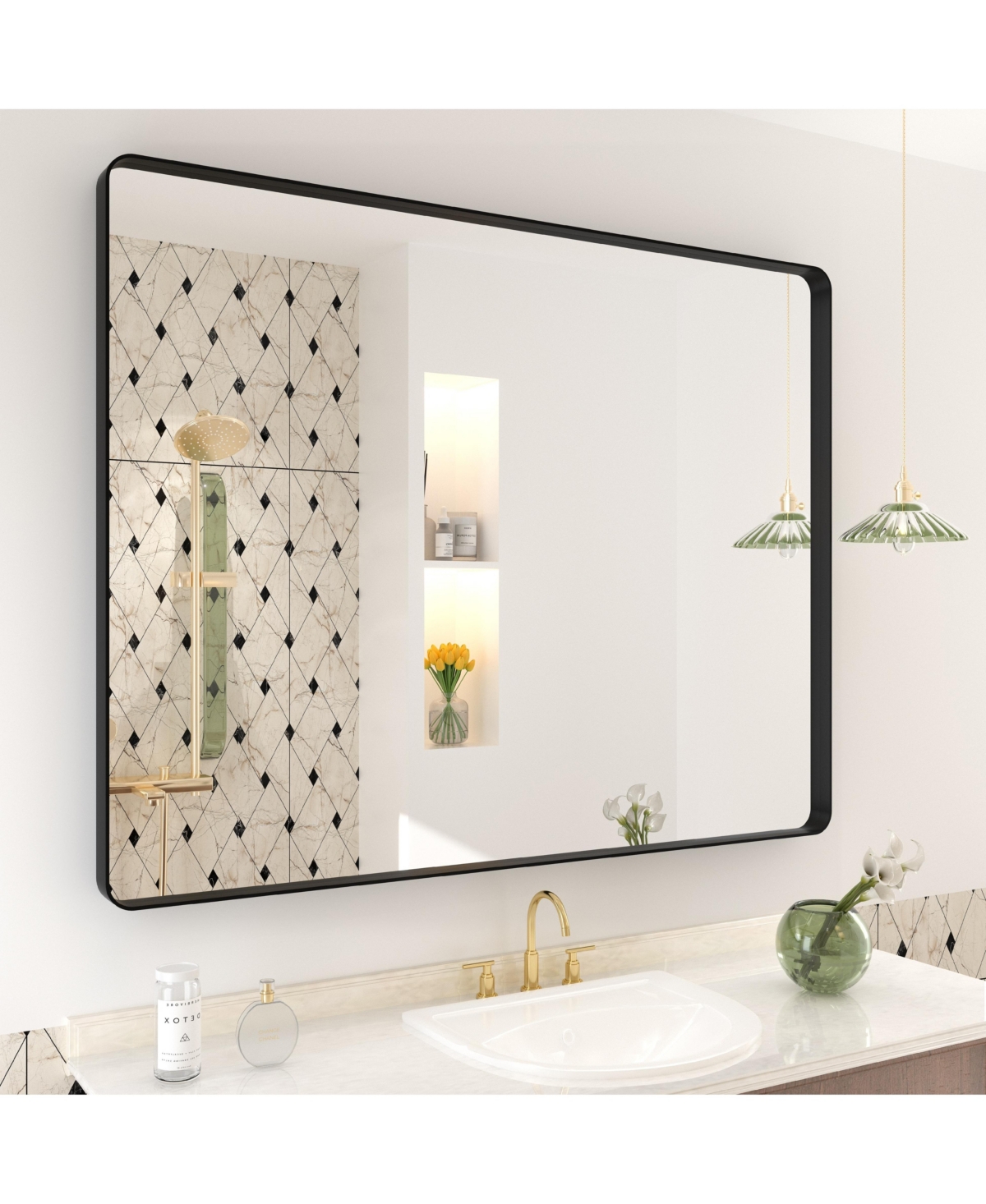 Click here for Apmir 32 x 40 High-Strength Tempered Glass and Alu... prices