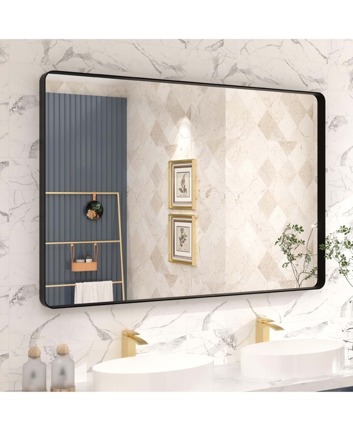 Click here for Apmir 48 x 32 High-Strength Tempered Glass and Alu... prices