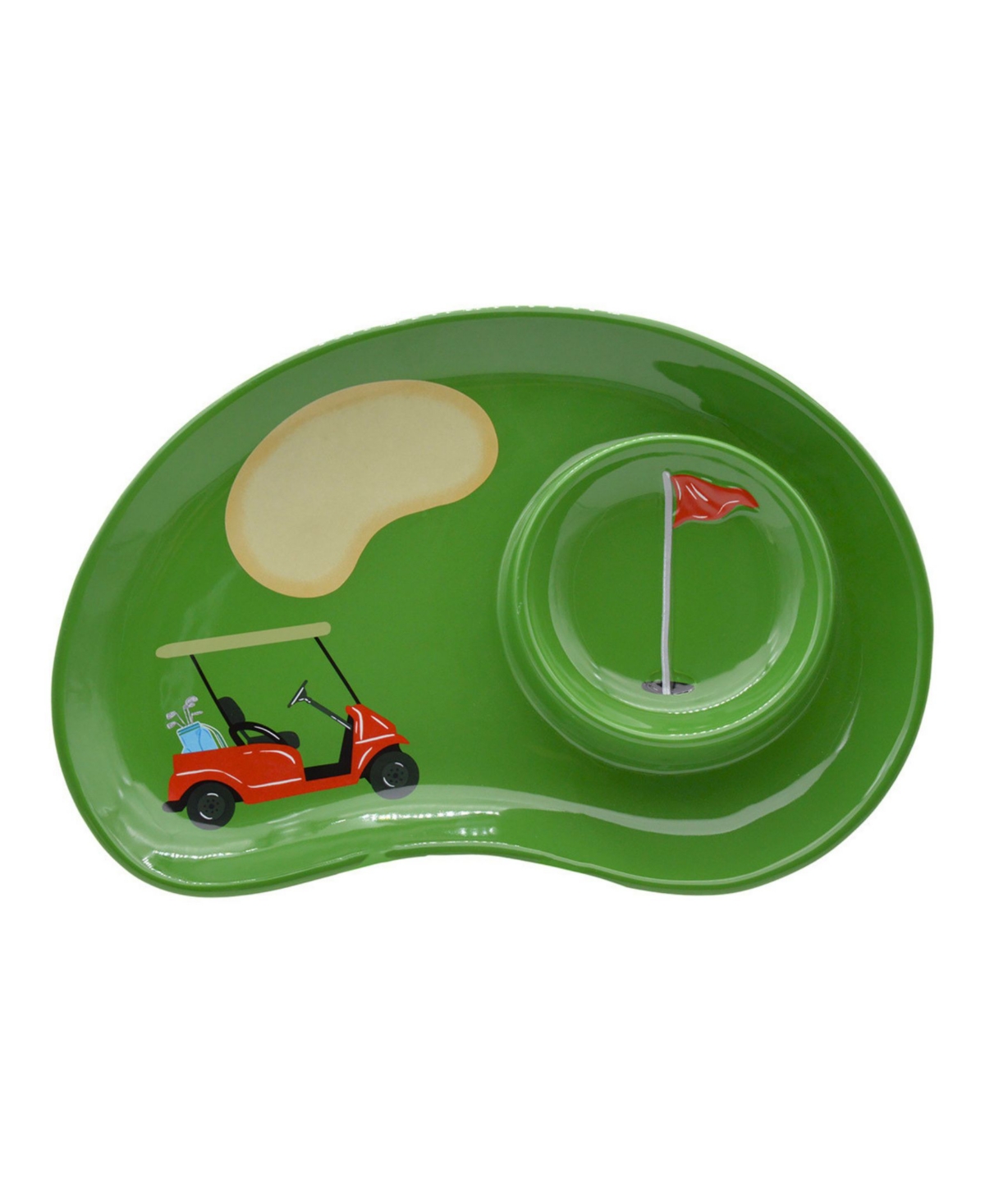 Click here for Godinger Golf Chip & Dip Serving Tray - Multi prices