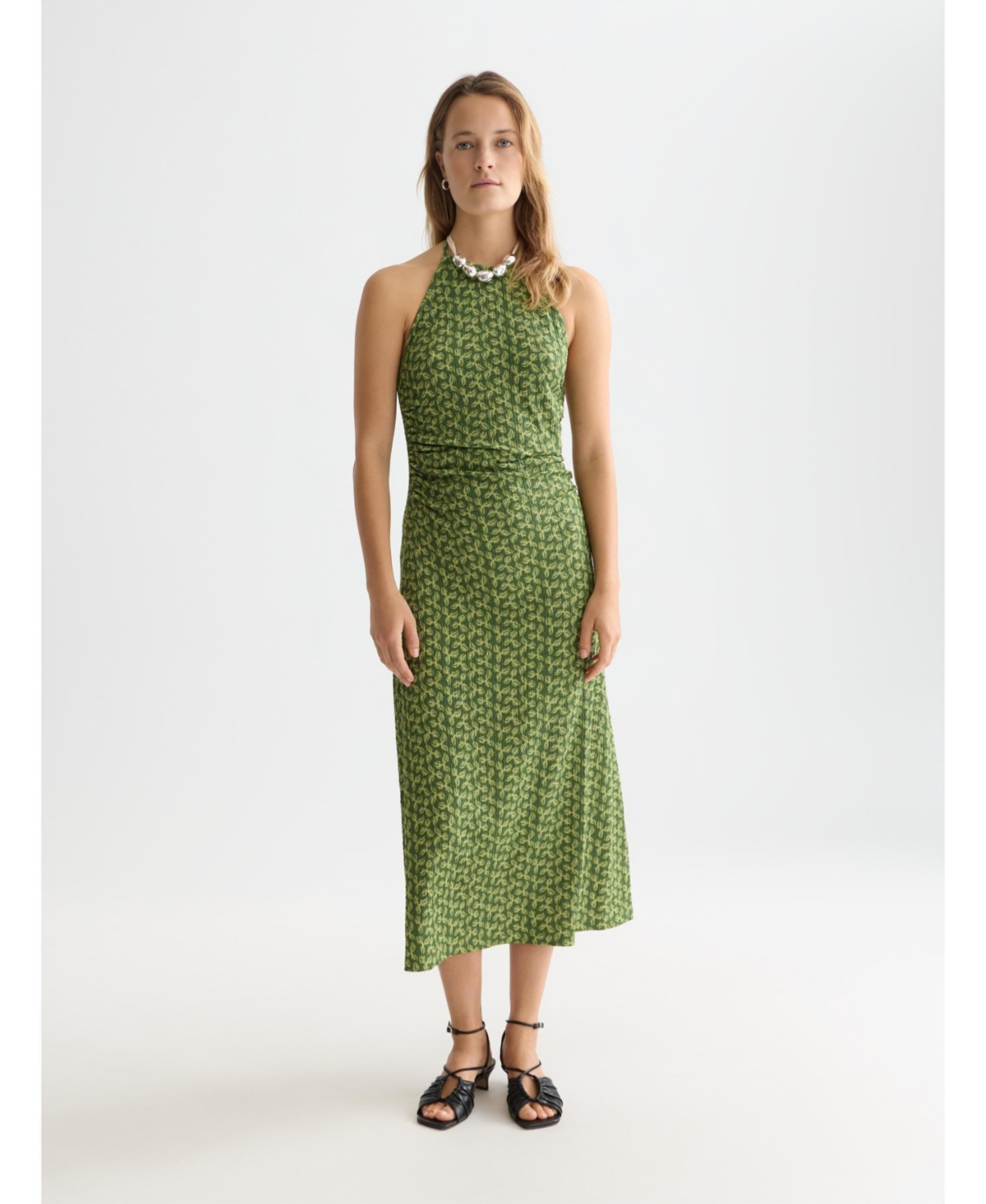 Click here for Scotch & Soda Womens Open-Back Midi Sundress - Min... prices