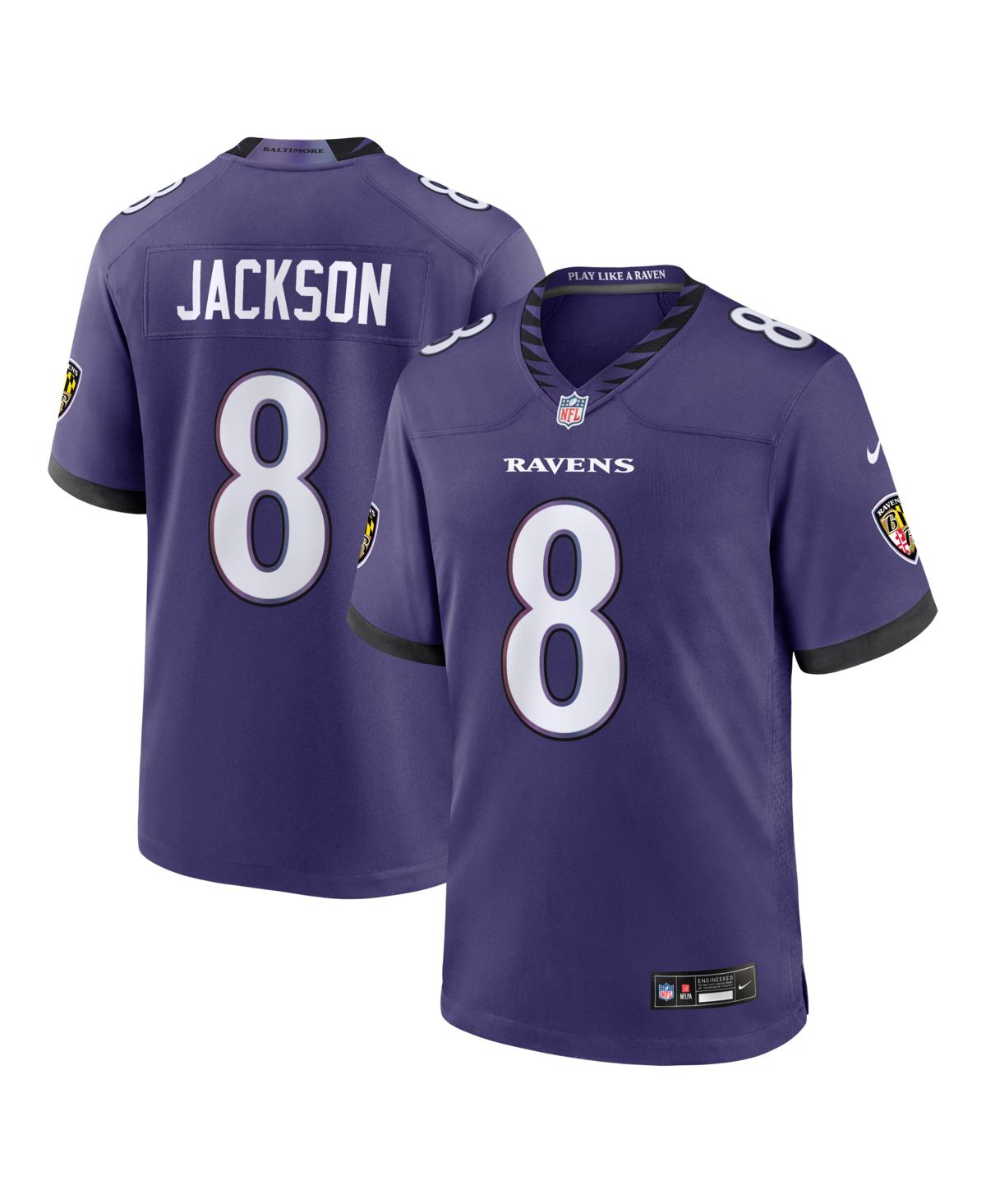 Click here for Nike Mens Lamar Jackson Purple Baltimore Ravens Te... prices