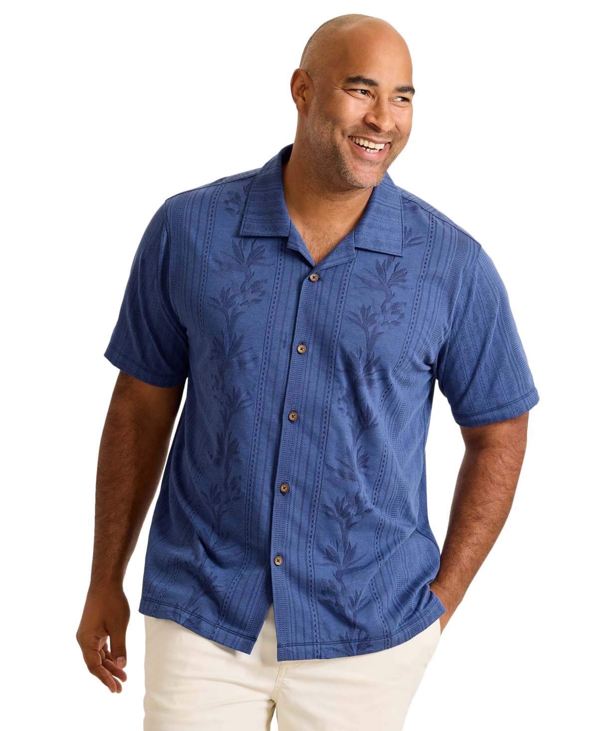 Click here for Tommy Bahama Mens Palm Fresco Beach Border Shirt -... prices