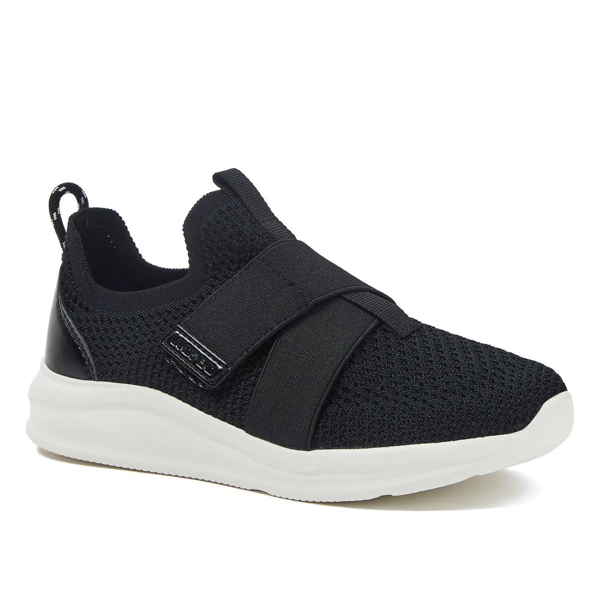 Click here for Lands End Little Girls Easy On Sport Sneakers - Bl... prices
