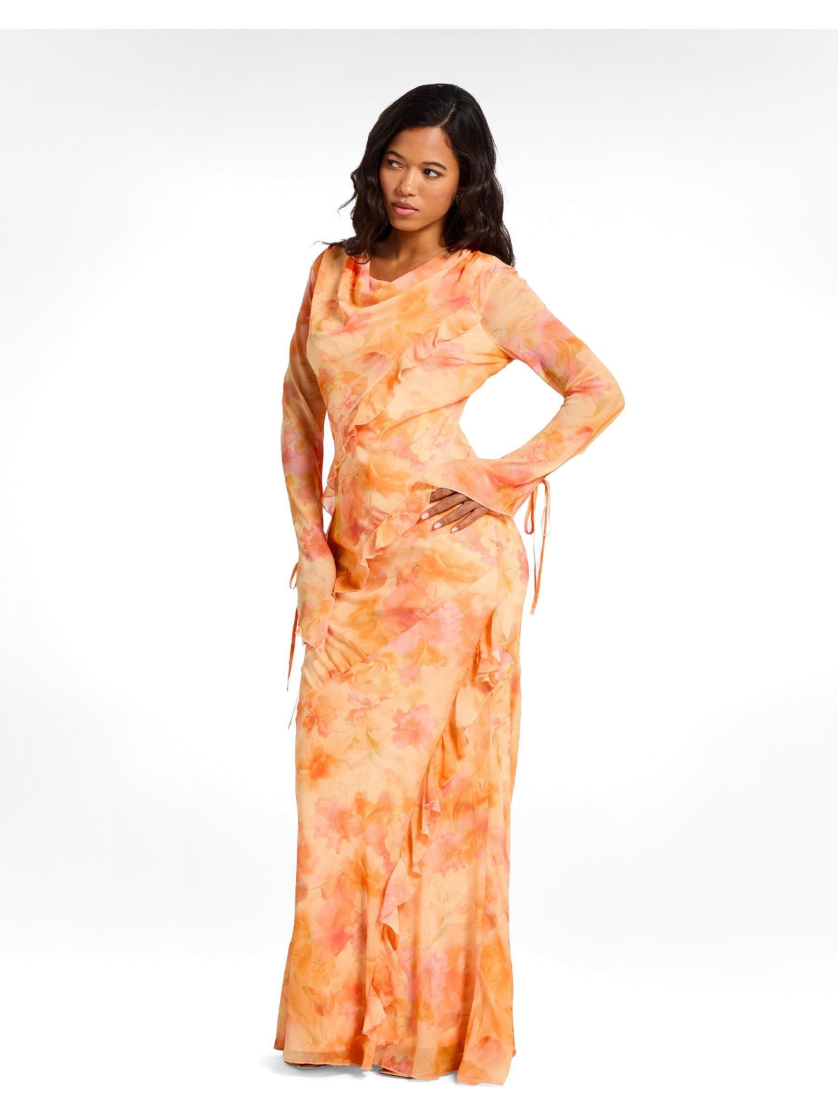 Click here for Daska Womens Circe Dress - Orange prices