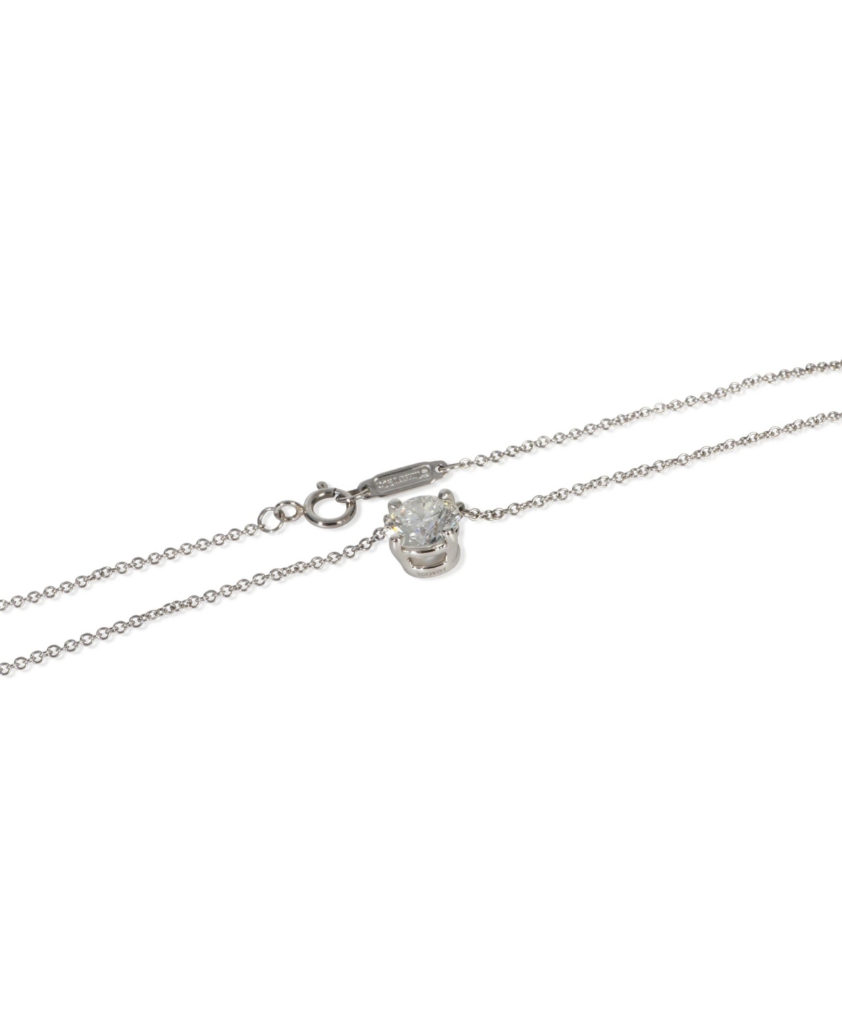 Click here for Pre-Owned Tiffany & Co Platinum Diamond Pendant -... prices