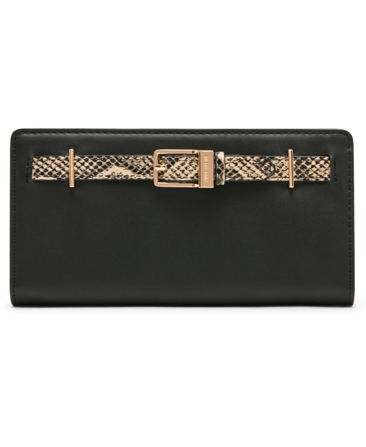 Click here for Anne Klein Belted Bifold Wallet - Black prices