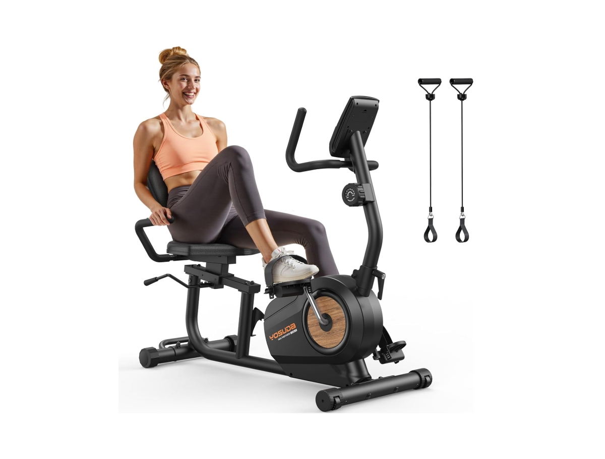 Click here for Fed Fitness Smart Recumbent Exercise Bike Pro with... prices