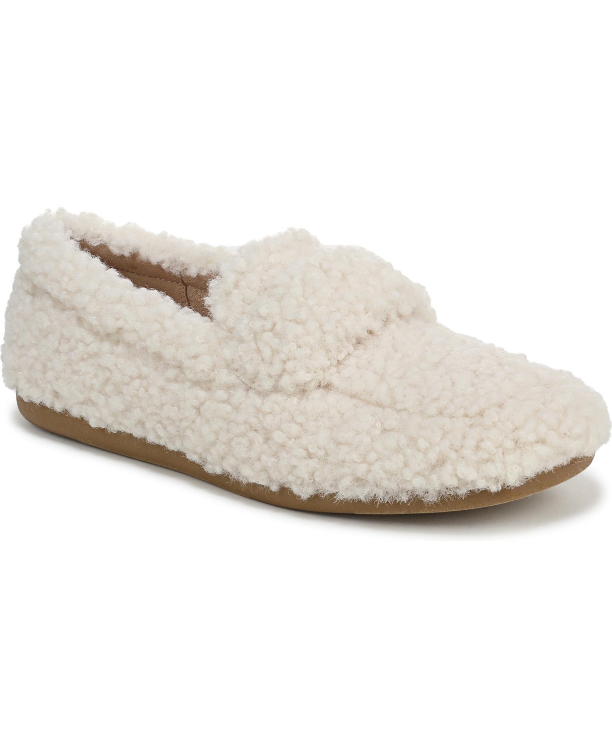 Click here for Vionic Womens Snuggle Slip On Slippers - Cream fau... prices