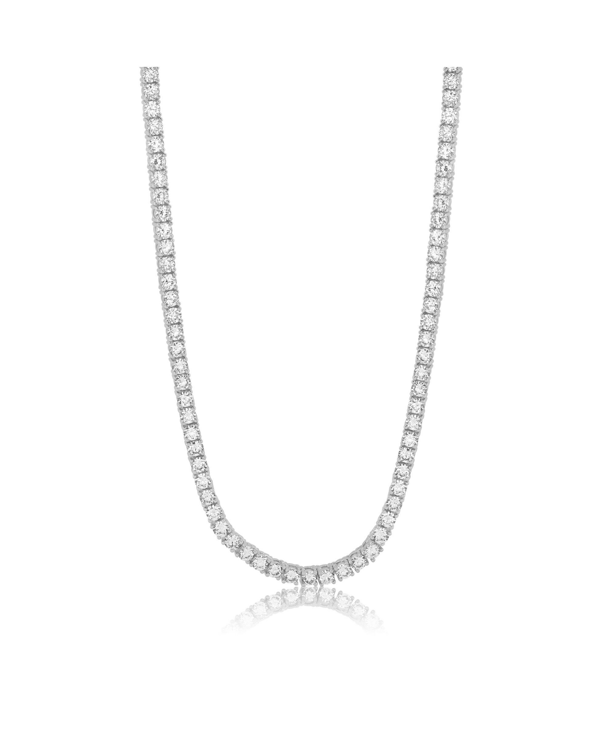 Click here for Simona Elegant Round Brilliant Cubic Zirconia Tenn... prices