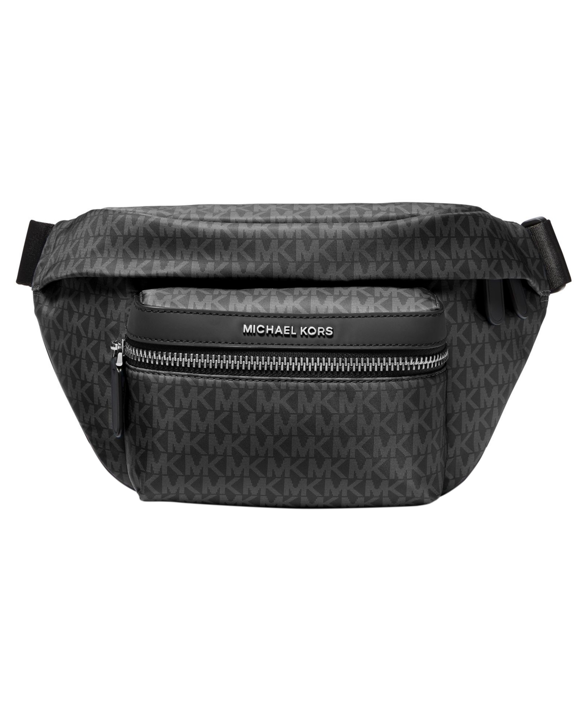Click here for Michael Kors Mens Travel Logo Belt Bag - Black prices