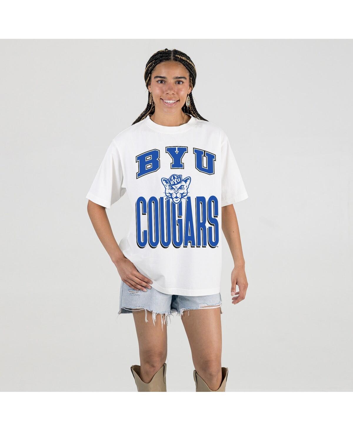 Click here for Gameday Couture Womens White Byu Cougars Oversized... prices