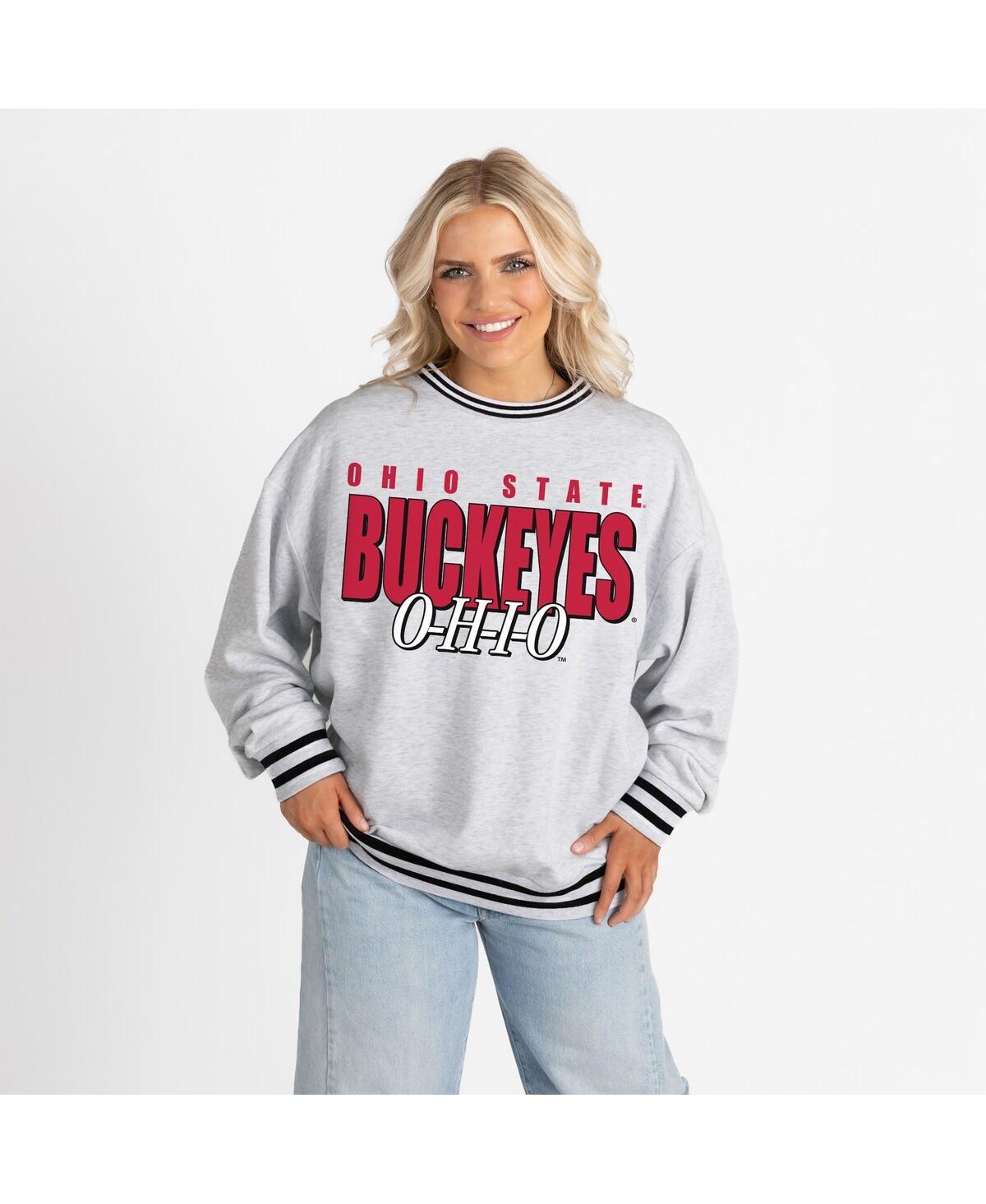 Click here for Gameday Couture Womens Gray Ohio State Buckeyes Ov... prices