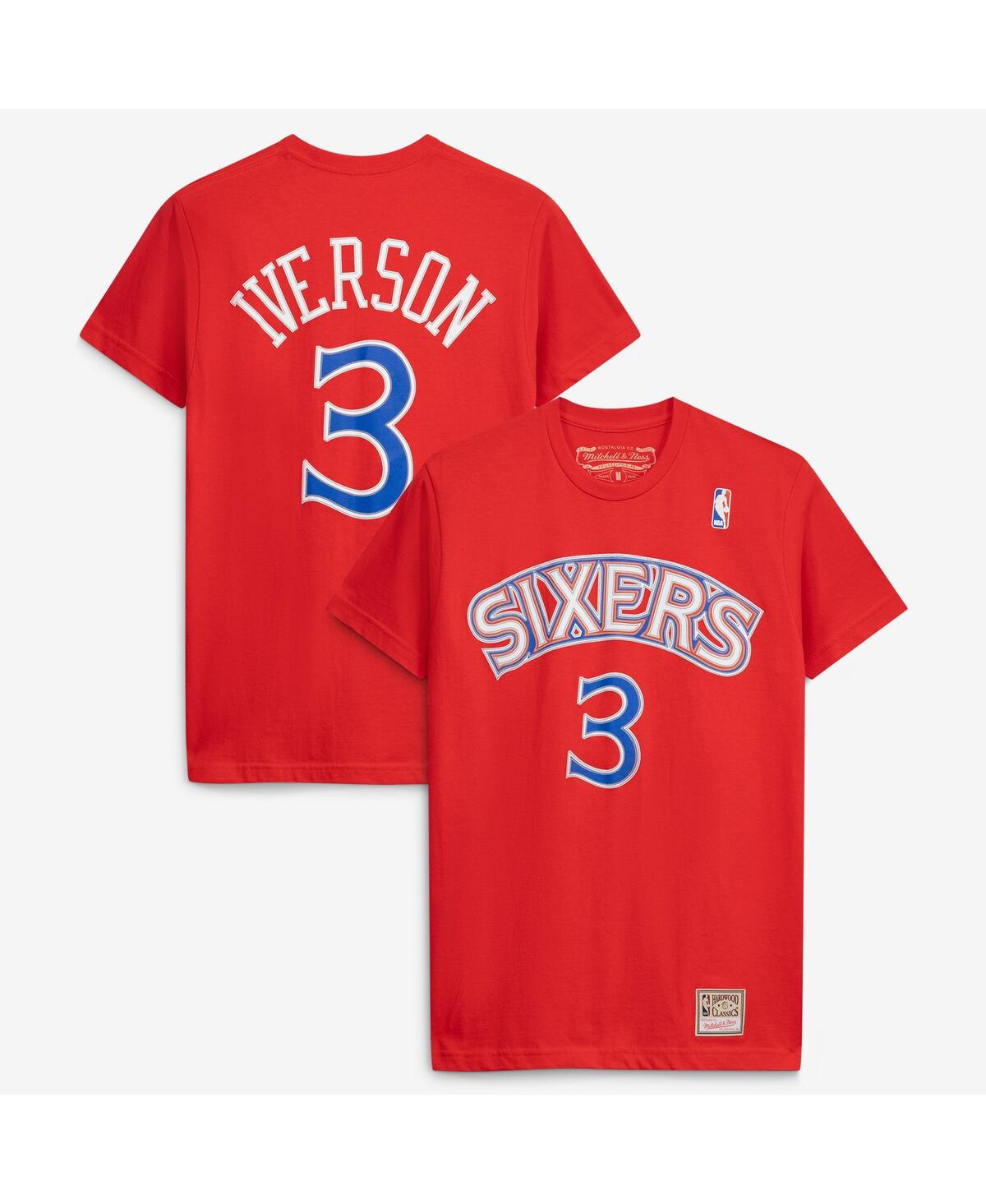 Click here for Mitchell & Ness Mens and Womens Allen Iverson Red... prices