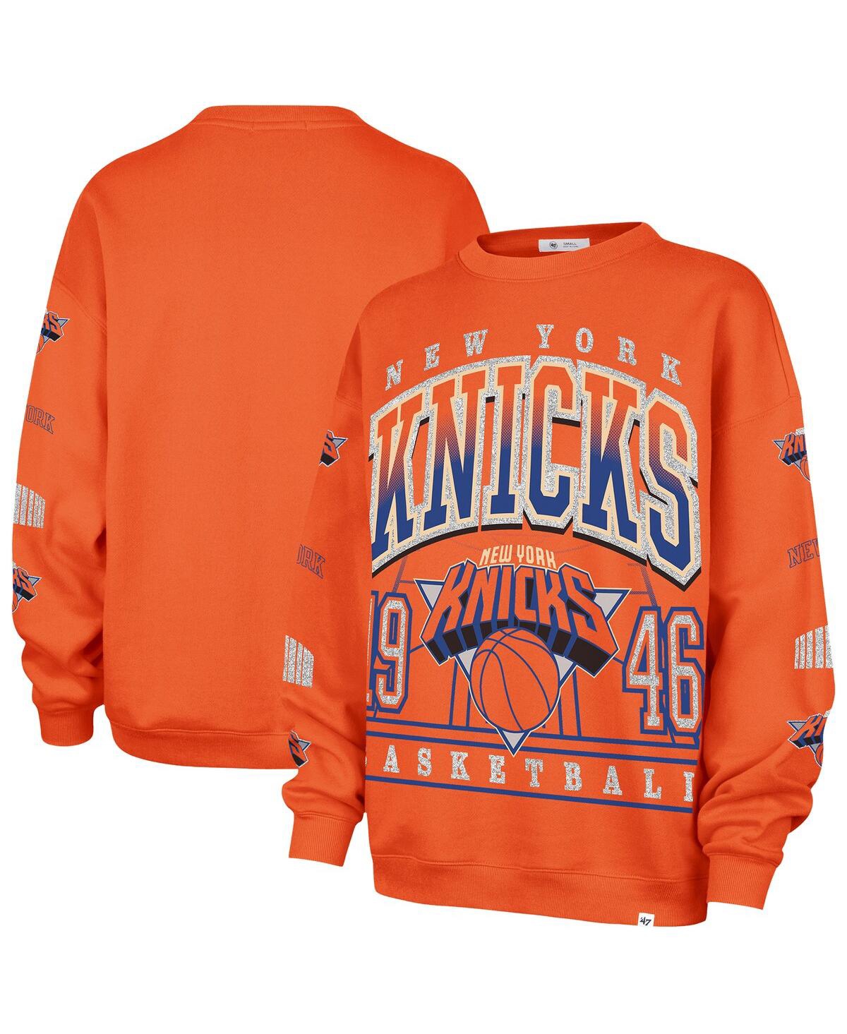 Click here for 47 Brand Womens Orange New York Knicks 2025/26 Cit... prices