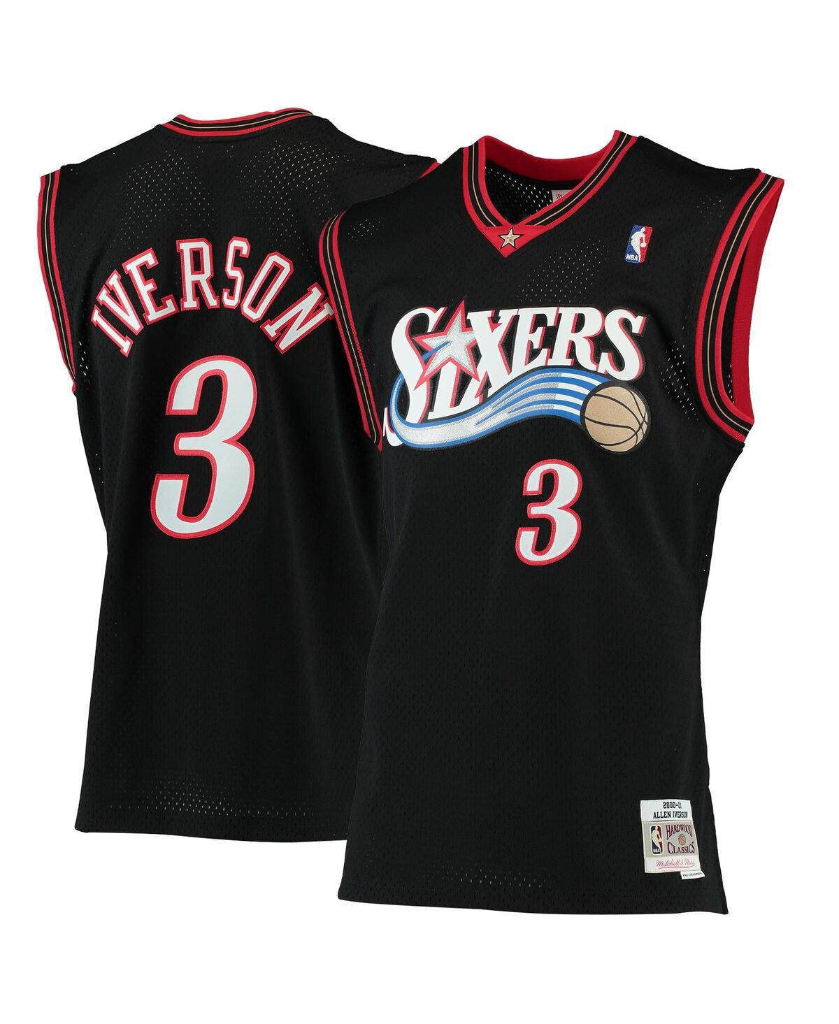 Click here for Mitchell & Ness Mens Allen Iverson Black Philadelp... prices