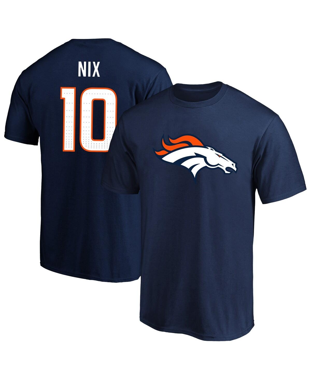 Click here for Fanatics Mens Bo Nix Navy Denver Broncos Big & Tal... prices