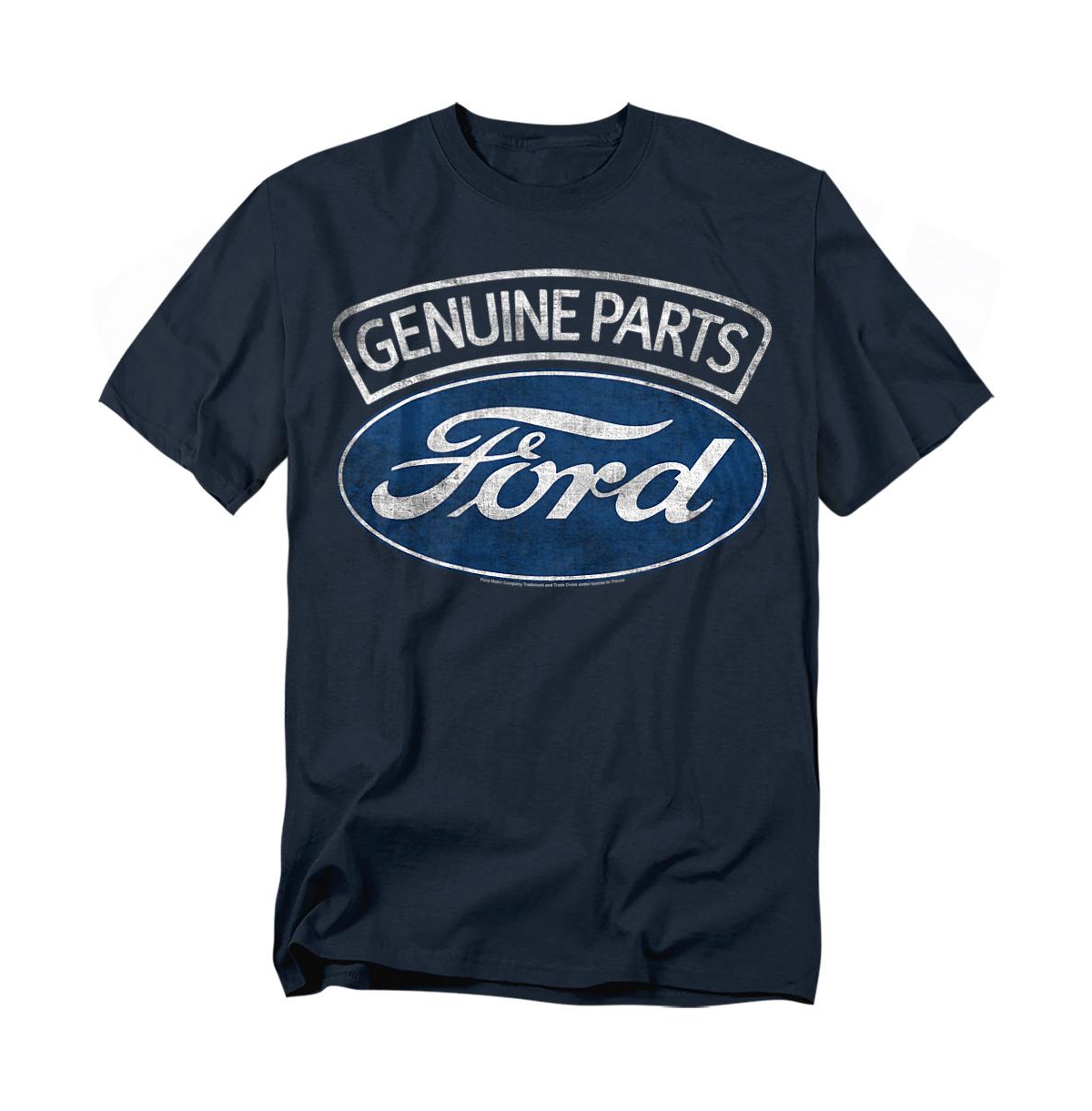 Click here for Mustang Mens Ford Genuine Parts Logo T-Shirt - Nav... prices