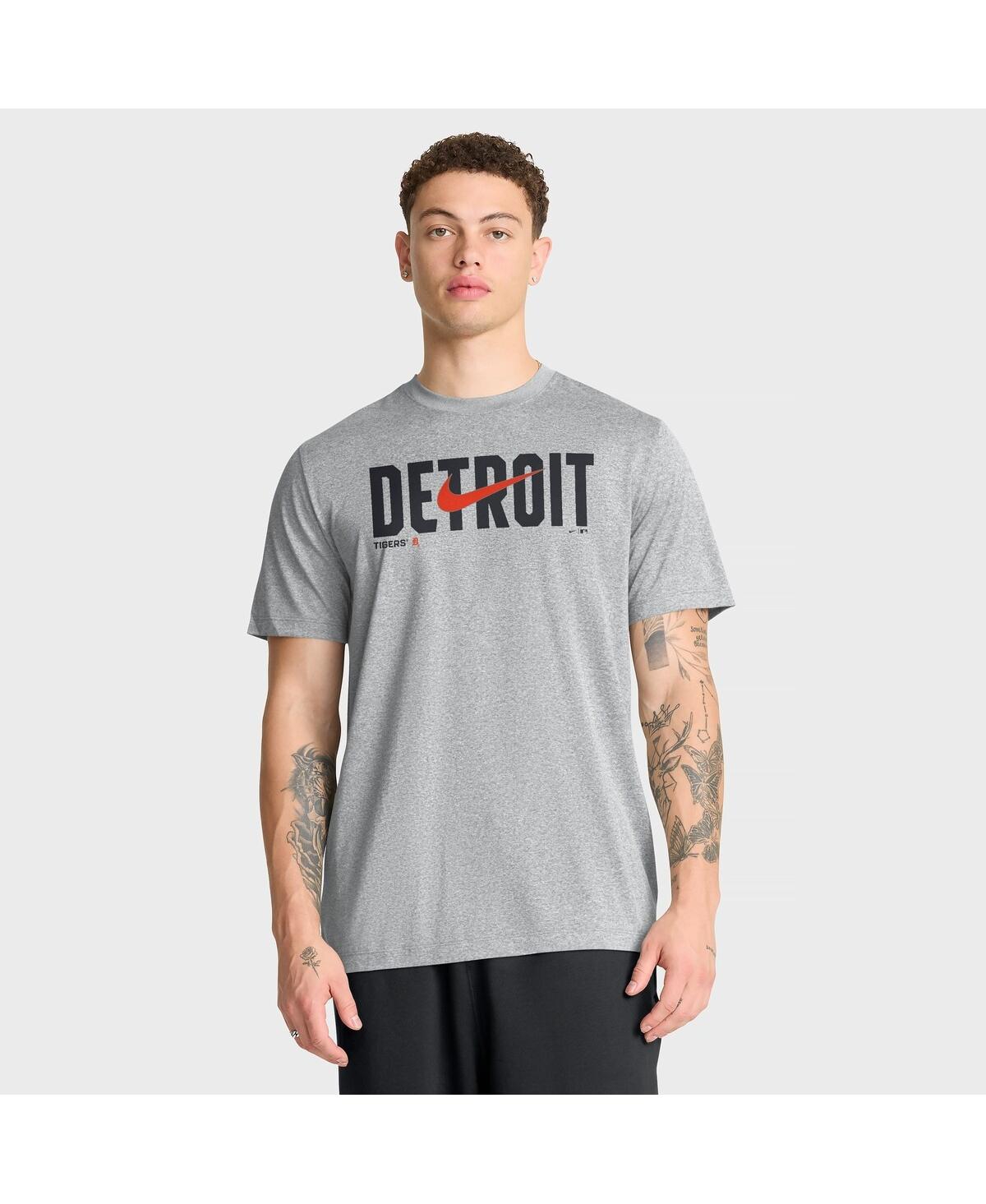 Click here for Nike Mens Heather Gray Detroit Tigers Swoosh Legen... prices