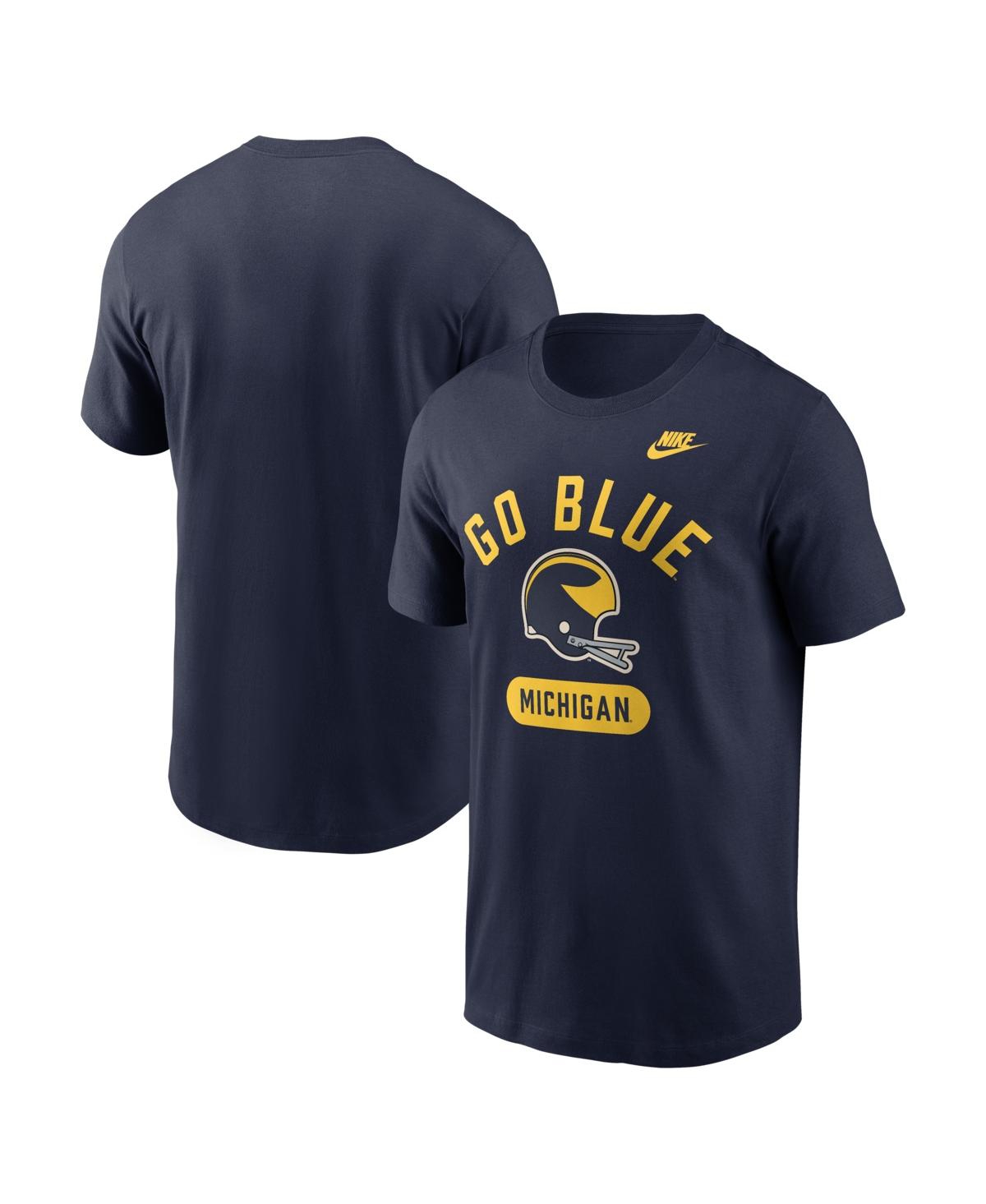 Click here for Nike Mens Navy Michigan Wolverines Legacy Arch Hel... prices