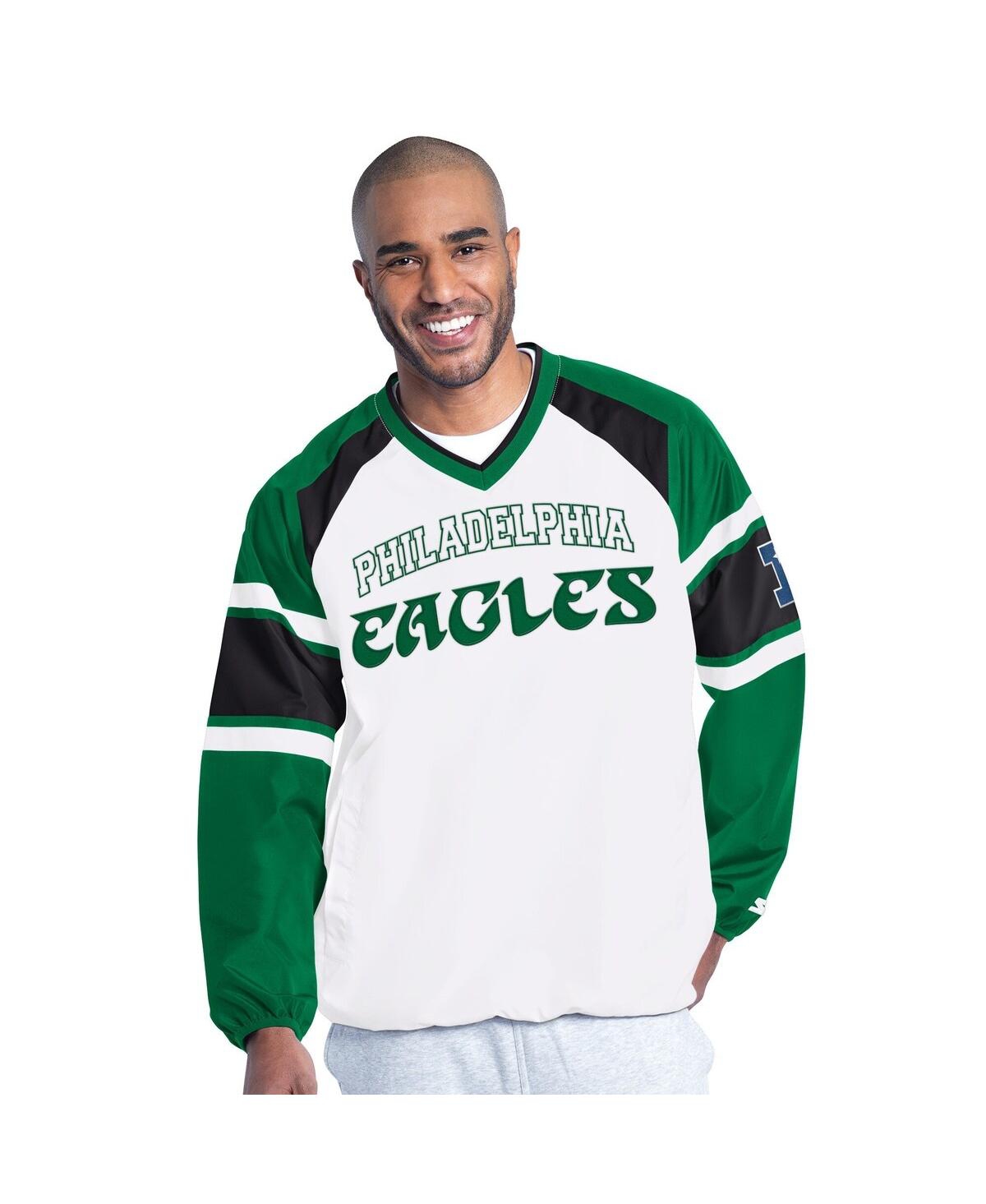 Click here for Starter Mens White Philadelphia Eagles Infield Pla... prices