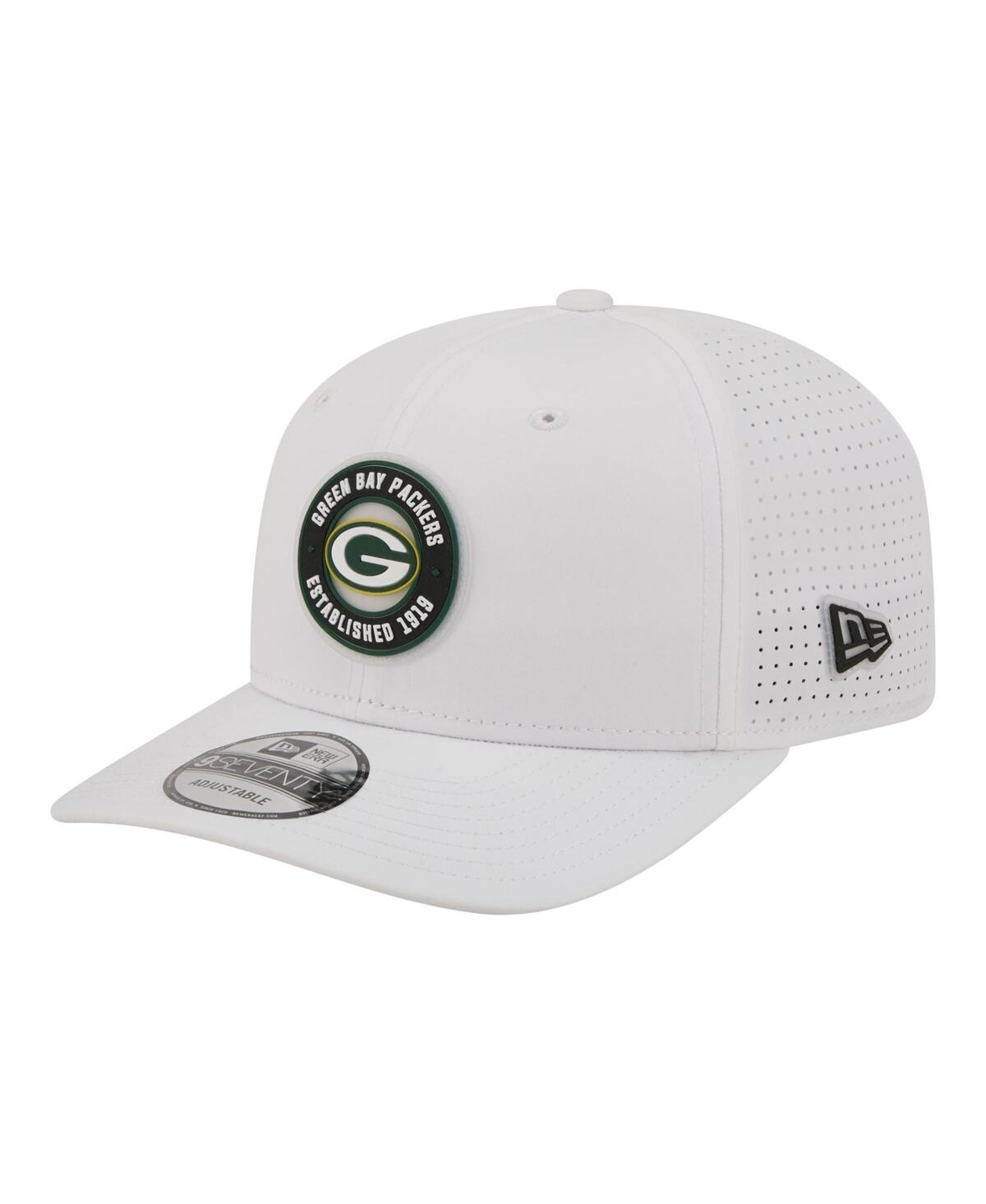 Click here for New Era Mens White Green Bay Packers Coolera 9SEVE... prices