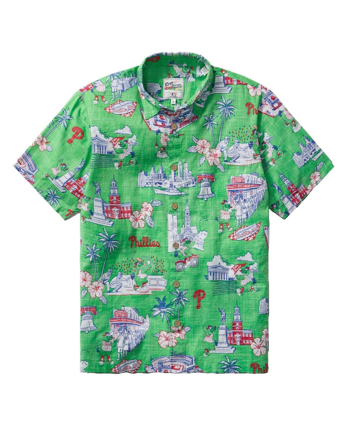 Click here for Reyn Spooner Mens Green Philadelphia Phillies Scen... prices