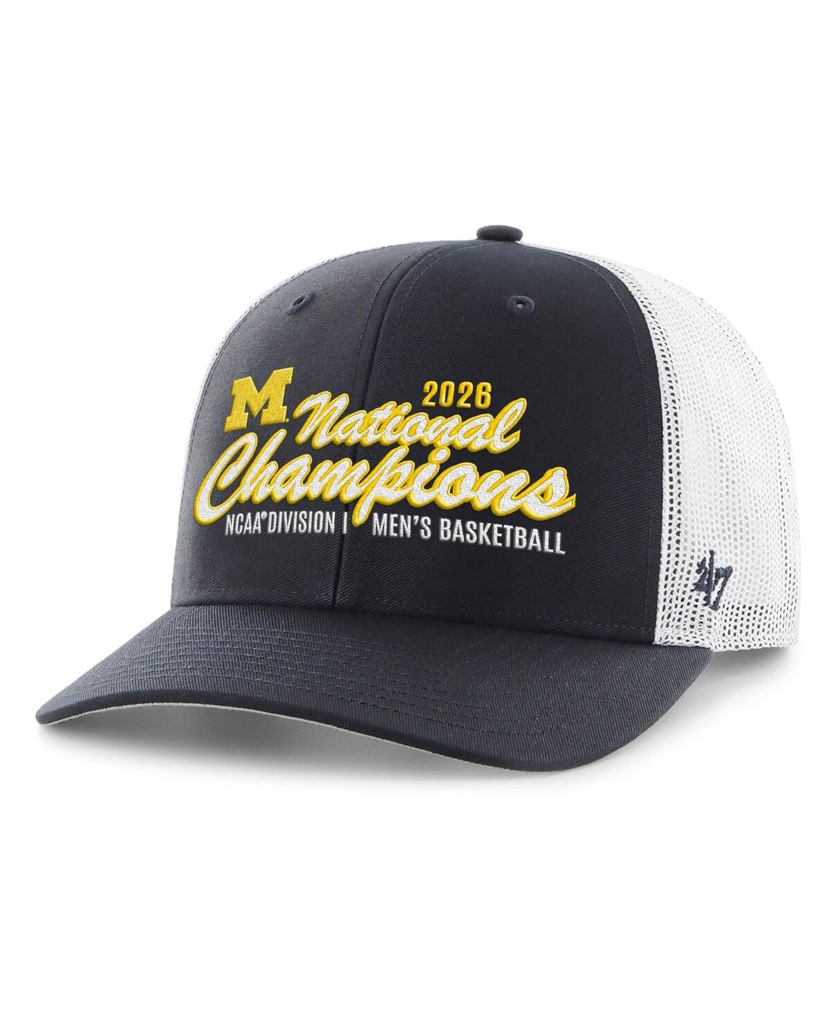 Click here for 47 Brand Mens Navy Michigan Wolverines 2026 Ncaa M... prices