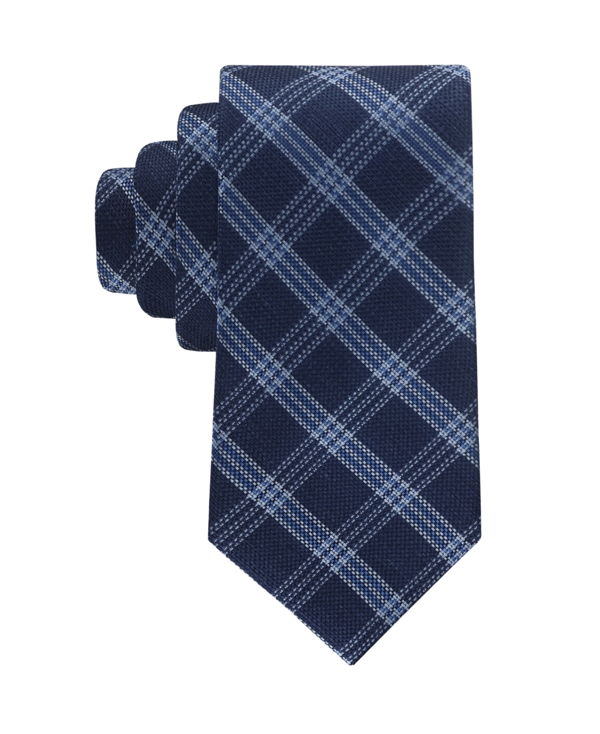 Click here for Tommy Hilfiger Mens Gentry Grid Pattern Classic Ti... prices
