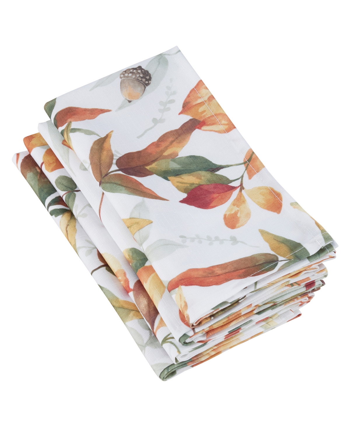 Click here for Saro Lifestyle Fall Leaf Design Dinner Table Napki... prices