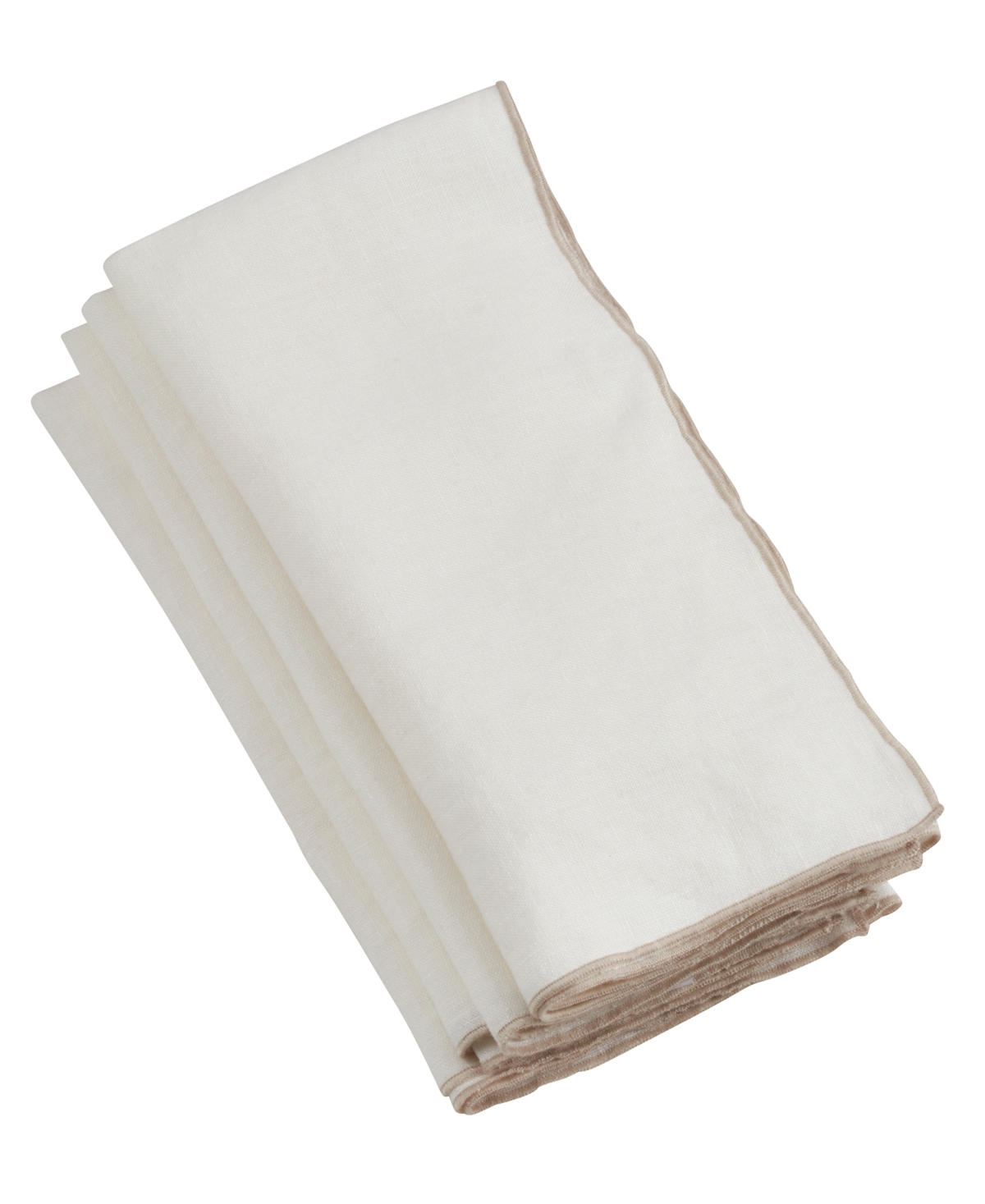 Click here for Saro Lifestyle Stonewashed Stitch Border Table Nap... prices