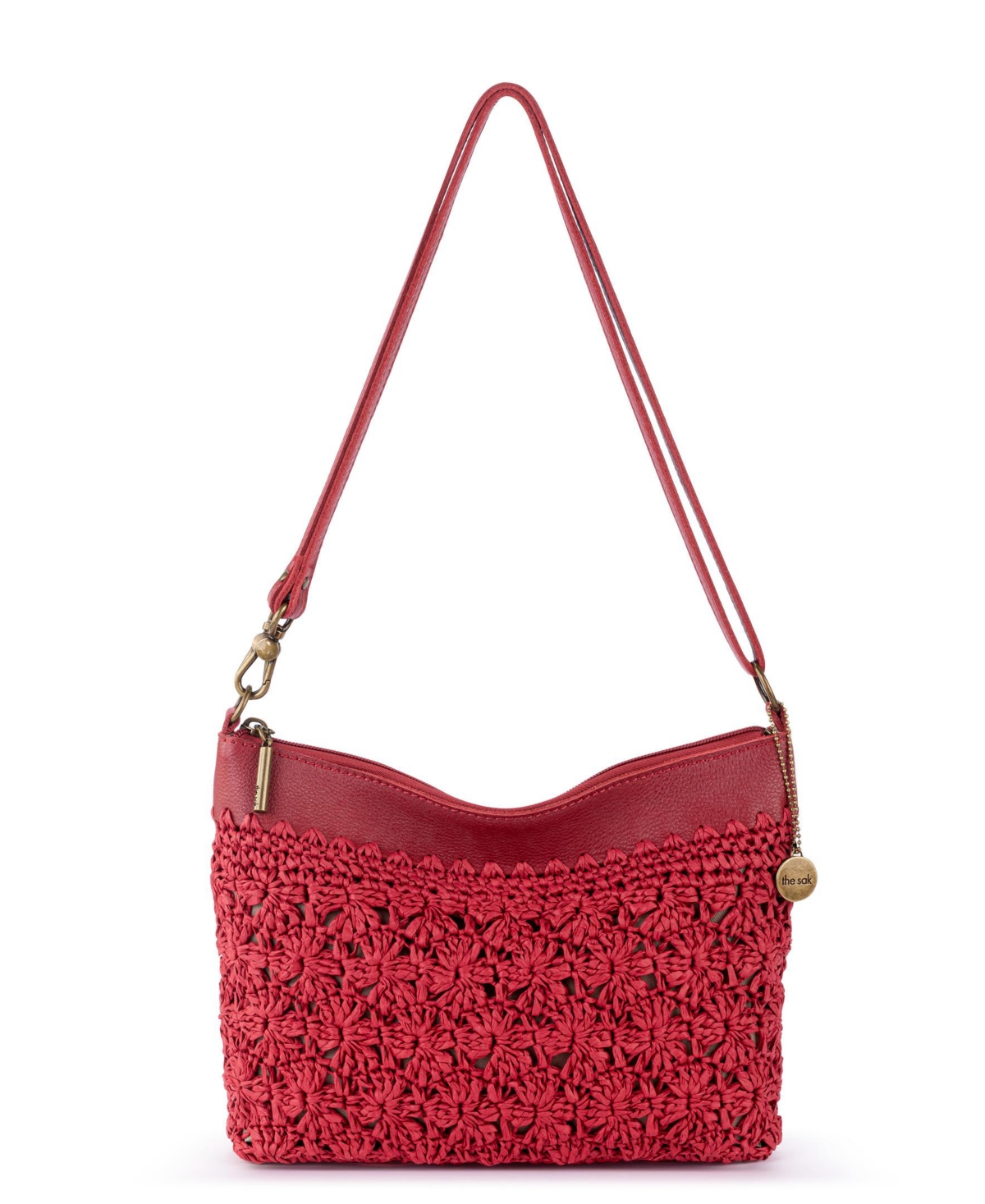 Click here for The Sak Lumi Zip-Top Small Crossbody Handbag - Sca... prices
